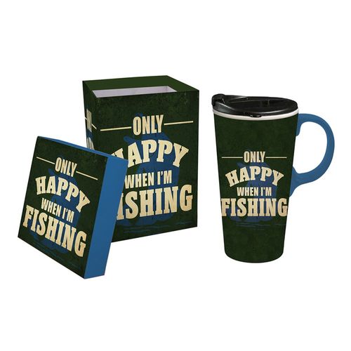 Happy Fishing Travel Mug 17oz | Agri Supply 117529