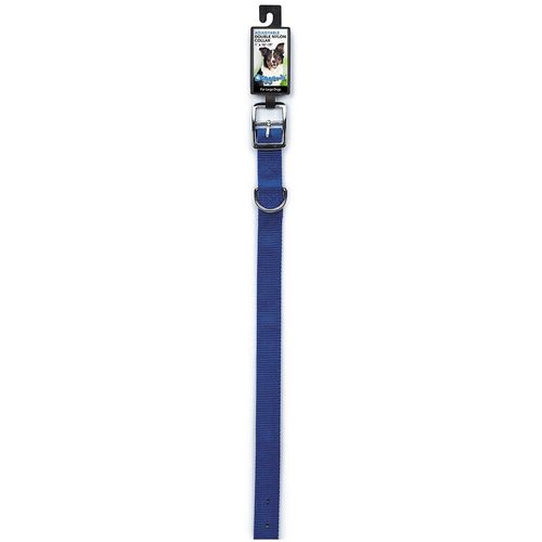 1" X 18" Dbl Nylon Collar Blue | Agri Supply 121763