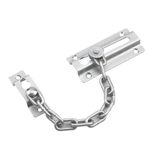 Chain Door Guard 3-1/2" Satin Chrome | Agri Supply