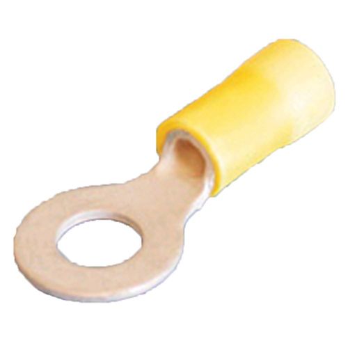 Ring Terminals Clear Nylon Insulated 4 Gauge (2 Per Bag)