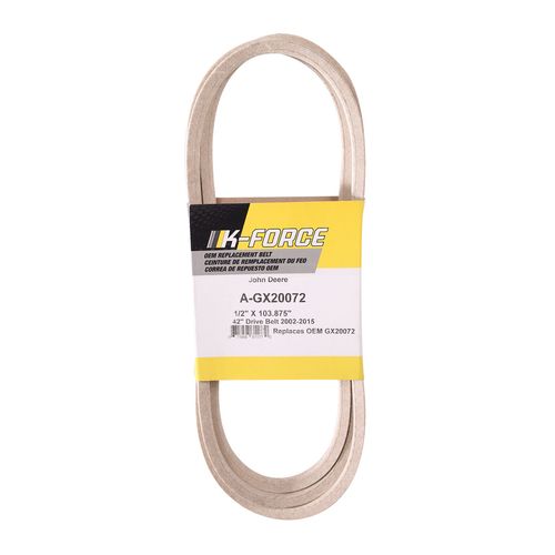 Mower Belt, Oem # Gx20072, Made To Fit John Deere