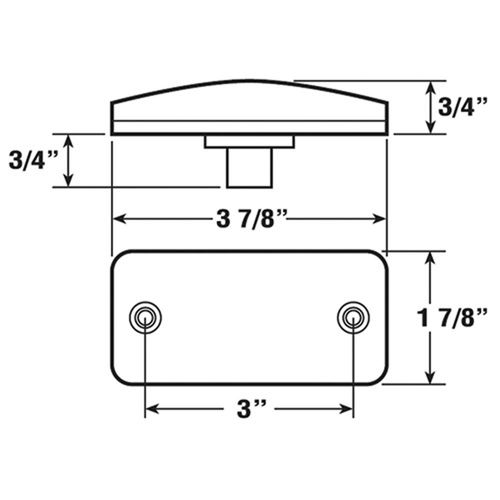 Marker Light-Red Light | Agri Supply | Agri Supply