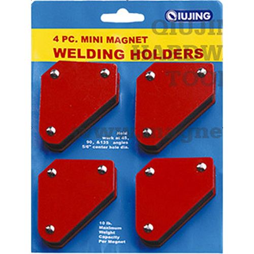 4Pc 2Mini Magnetic Welding Holders-9Lb Pull Force